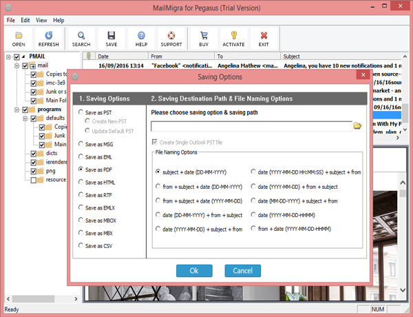 Pegasus Mail Converter to Outlook - Export CNM/PMI/PMM Files From ...