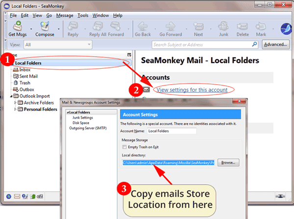 Seamonkey email address extractor - birdsery
